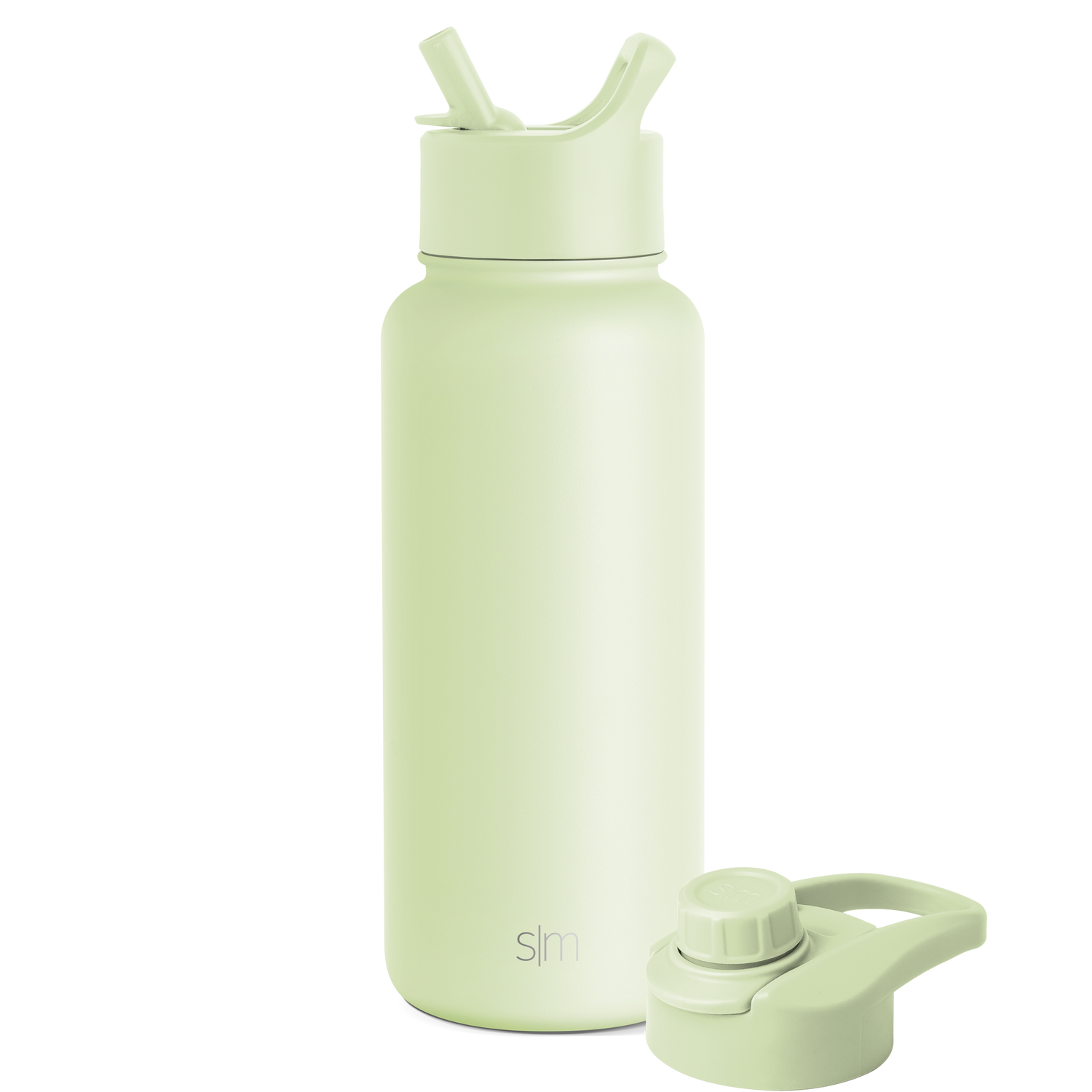 Summit Water Bottle with Straw Lid and Chug Lid – Simple Modern