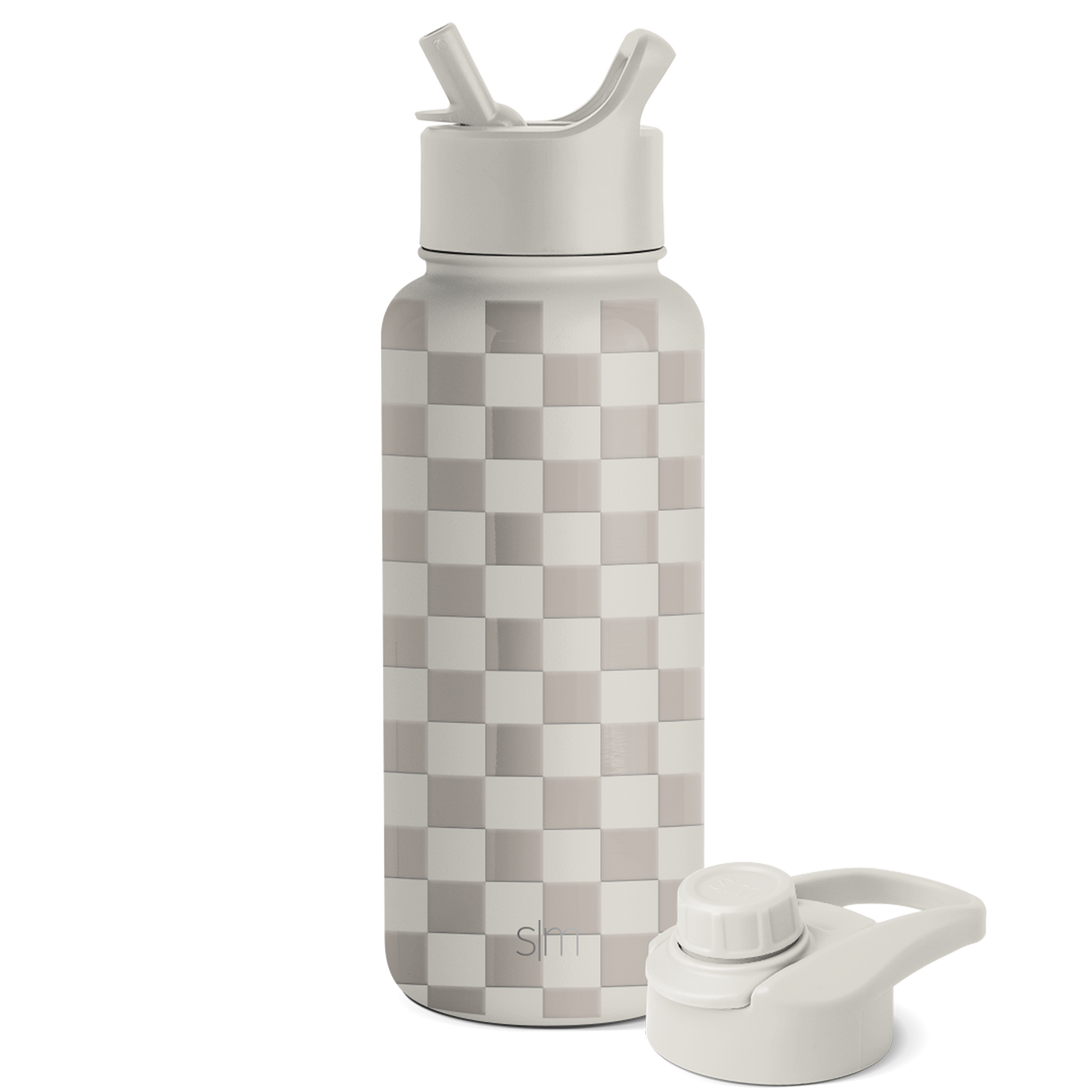 Summit Water Bottle with Straw Lid and Chug Lid – Simple Modern