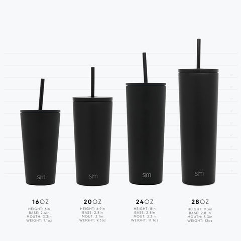 Simple Modern | Classic 24-Oz. Tumbler with Straw & Lid