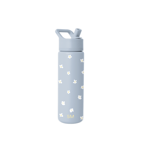 Summit Water Bottle with Straw Lid – Simple Modern