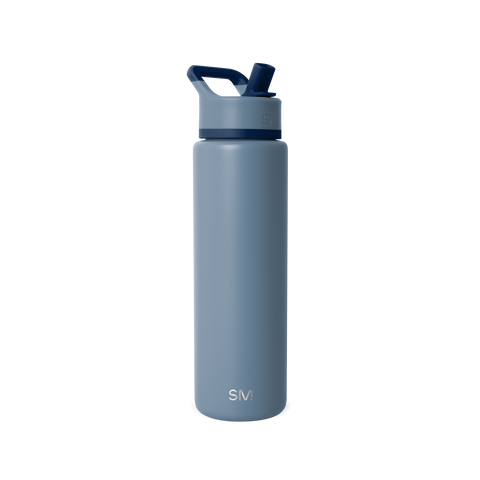 Summit Water Bottle with Straw Lid – Simple Modern