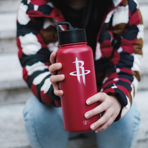 NBA Summit Water Bottle with Straw Lid - 32oz – Simple Modern