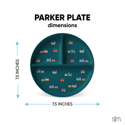 Parker Silicone Partitioned Plate – Simple Modern